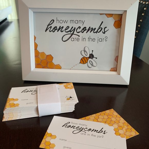 Games | Bridal Showerbaby Shower Game How Many Honeycombs | Poshmark
